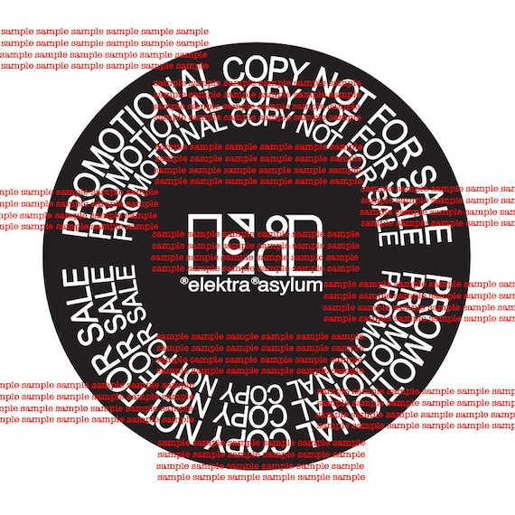 15 Vintage Elektra Records promo Label Air - Etsy