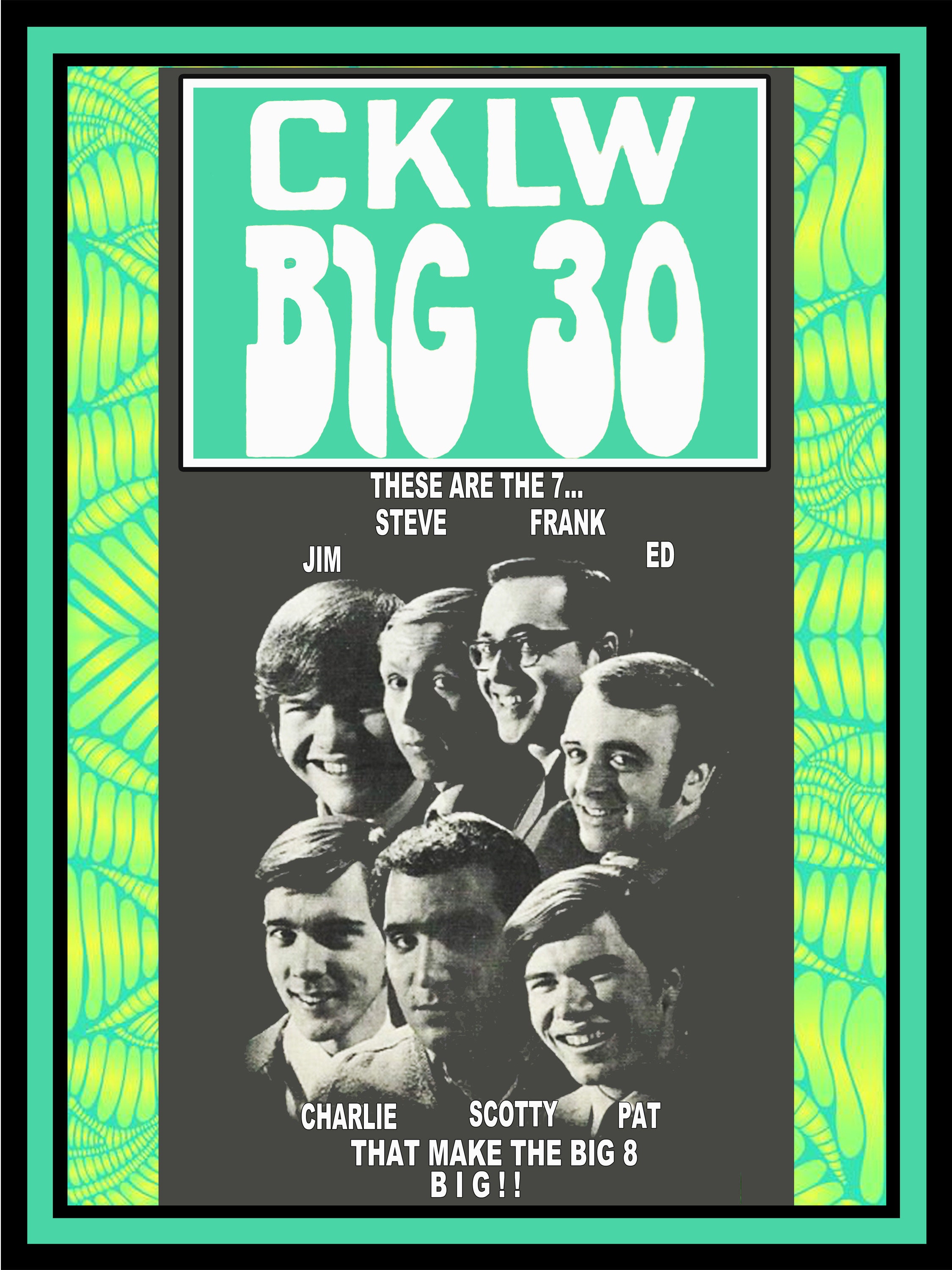 CKLW 80 Detroit Radio Poster Pat St. John 1960's/1970s - Etsy