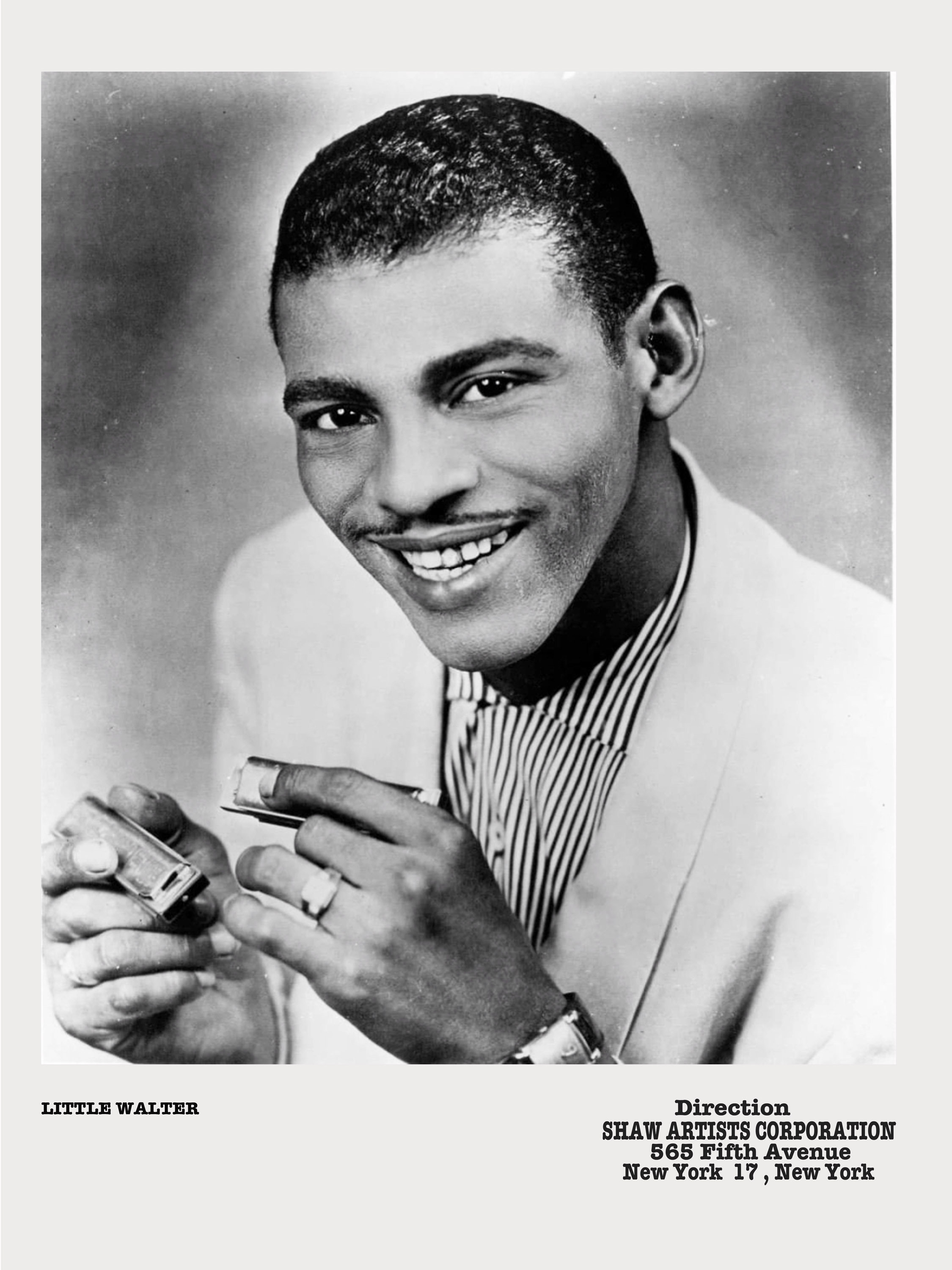 Little Walter Jacobs 18"x24" Promo Poster Reproduction Chess Records ...