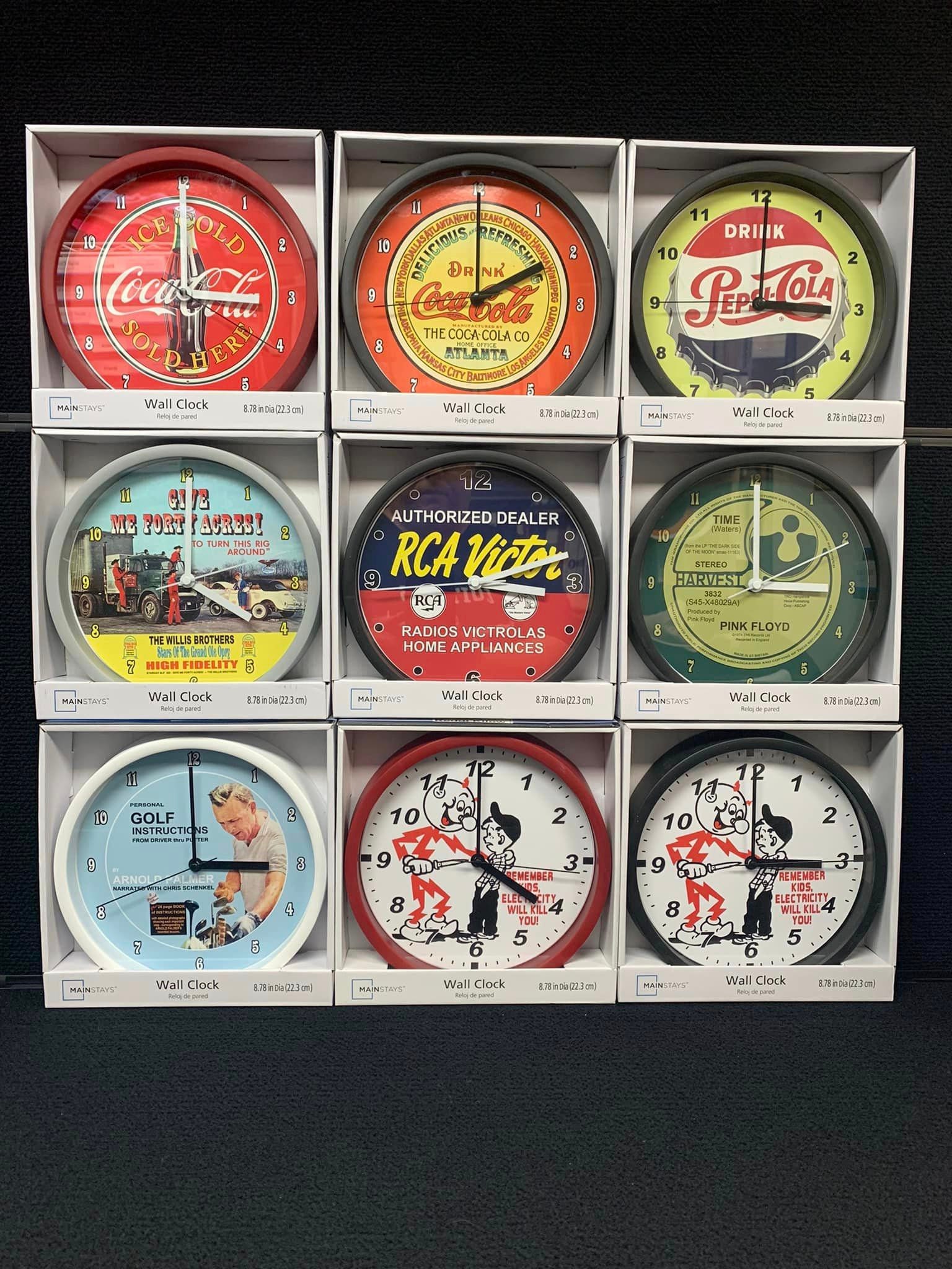 Coca Cola Vintage Era 8 Plastic Battery Operated Wall Clock Coke - Etsy