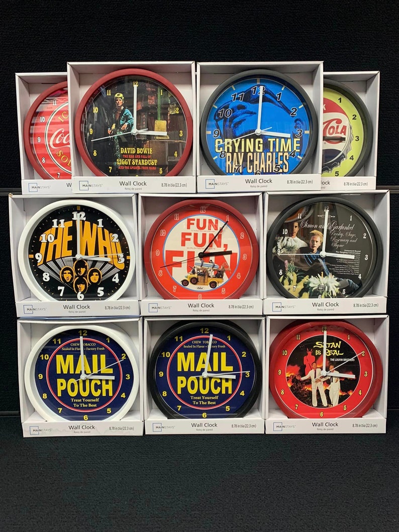 Coca Cola Keg Label 8" Round Plastic Wall Clock Coke - Etsy