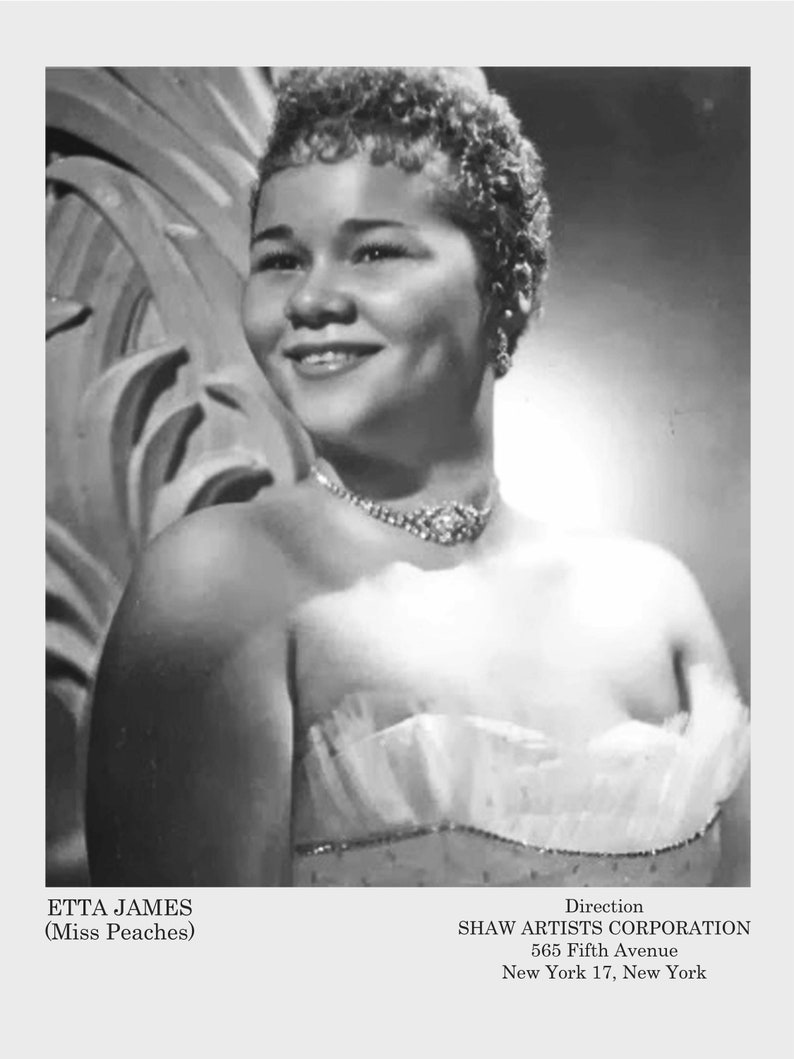 Etta James 18"x24" Promotional Poster Reproduction Chess Records I'd ...