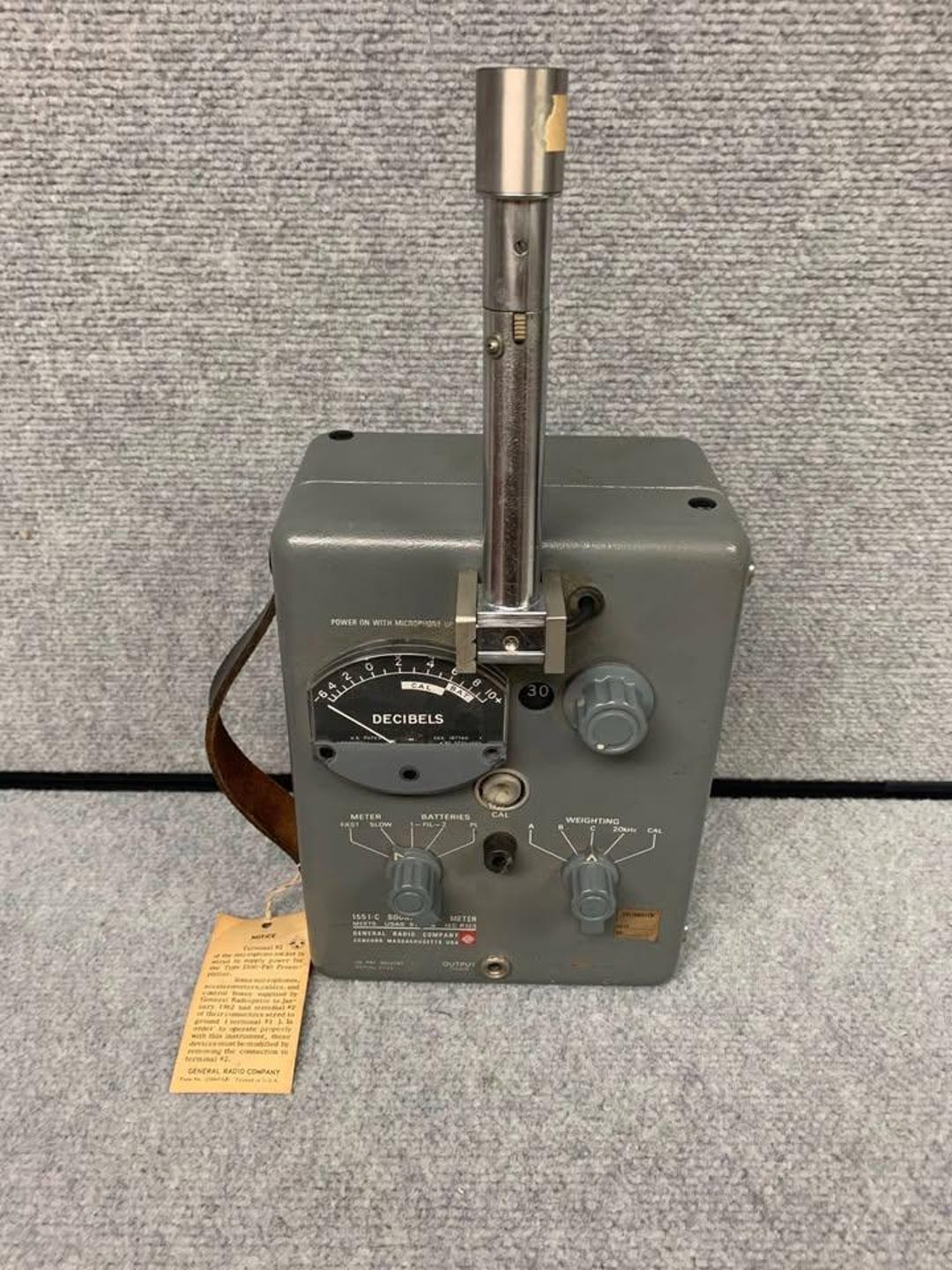 1960's General Radio Co. Sound Meter From NASA Cleveland, Ohio - Etsy