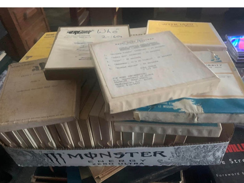 WMMS "mr. T." AD Reel to Reel Box Reproduction From 1975. Buzzard, Jeff ...