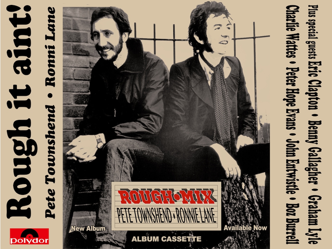 Rough Mix Horizontal 18"x24" Pete Townshend Ronnie Lane Charlie Watts ...