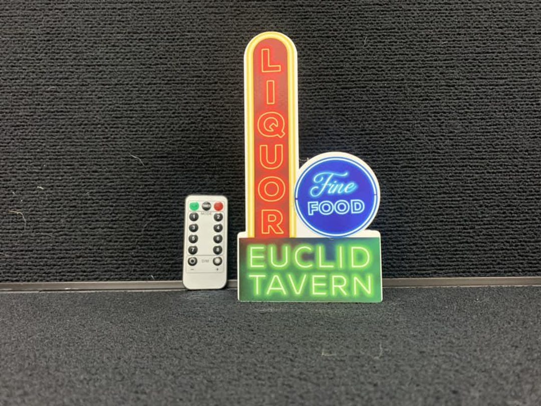 Euclid Tavern Light up Bar Facade Sign. Cleveland, Ohio Blues Bar Mr ...