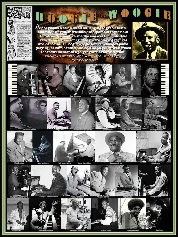 Boogie Woogie Albert Ammons Pete Johnson Ray Charles Fats | Etsy