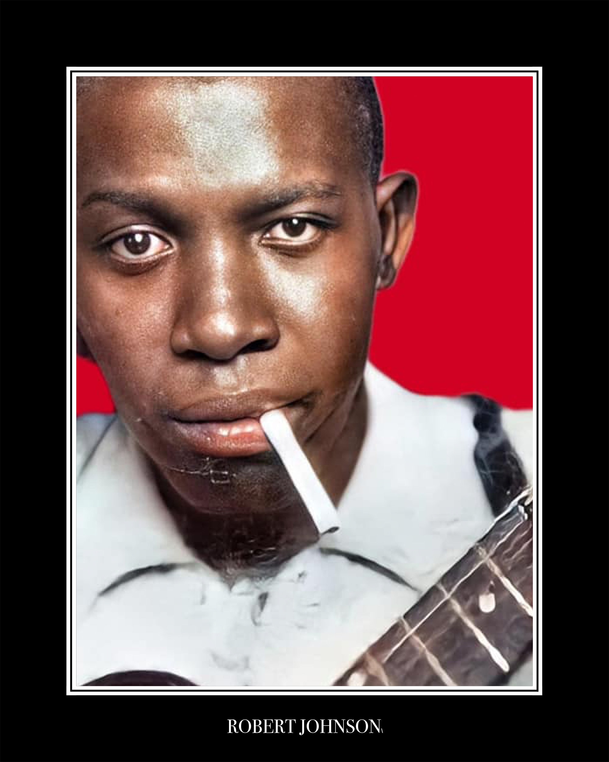 16"x20" Full Color Robert Johnson Print - Etsy UK