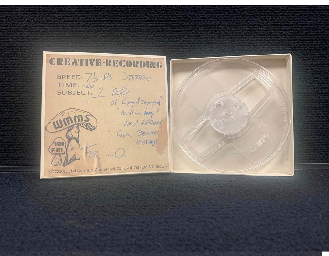 WMMS 101 FM Repro of Vintage Mushroom Logo Reel to Reel Tape Box Cover ...