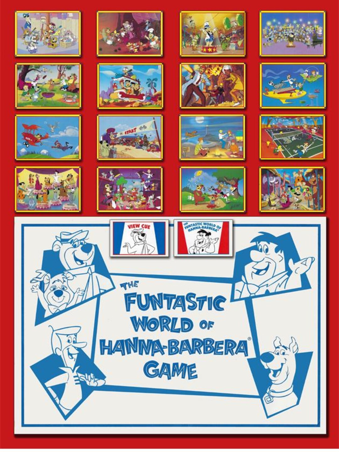 Hanna Barbera Funtastic World Board Game 18x24 Poster - Etsy