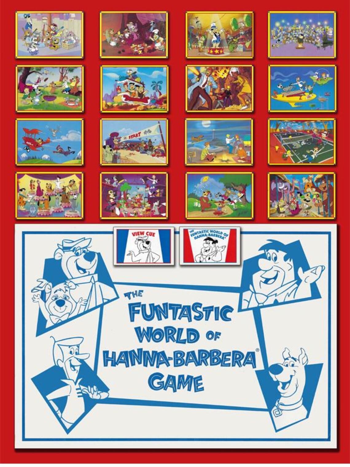 Hanna Barbera Funtastic World Board Game 18x24 Poster - Etsy