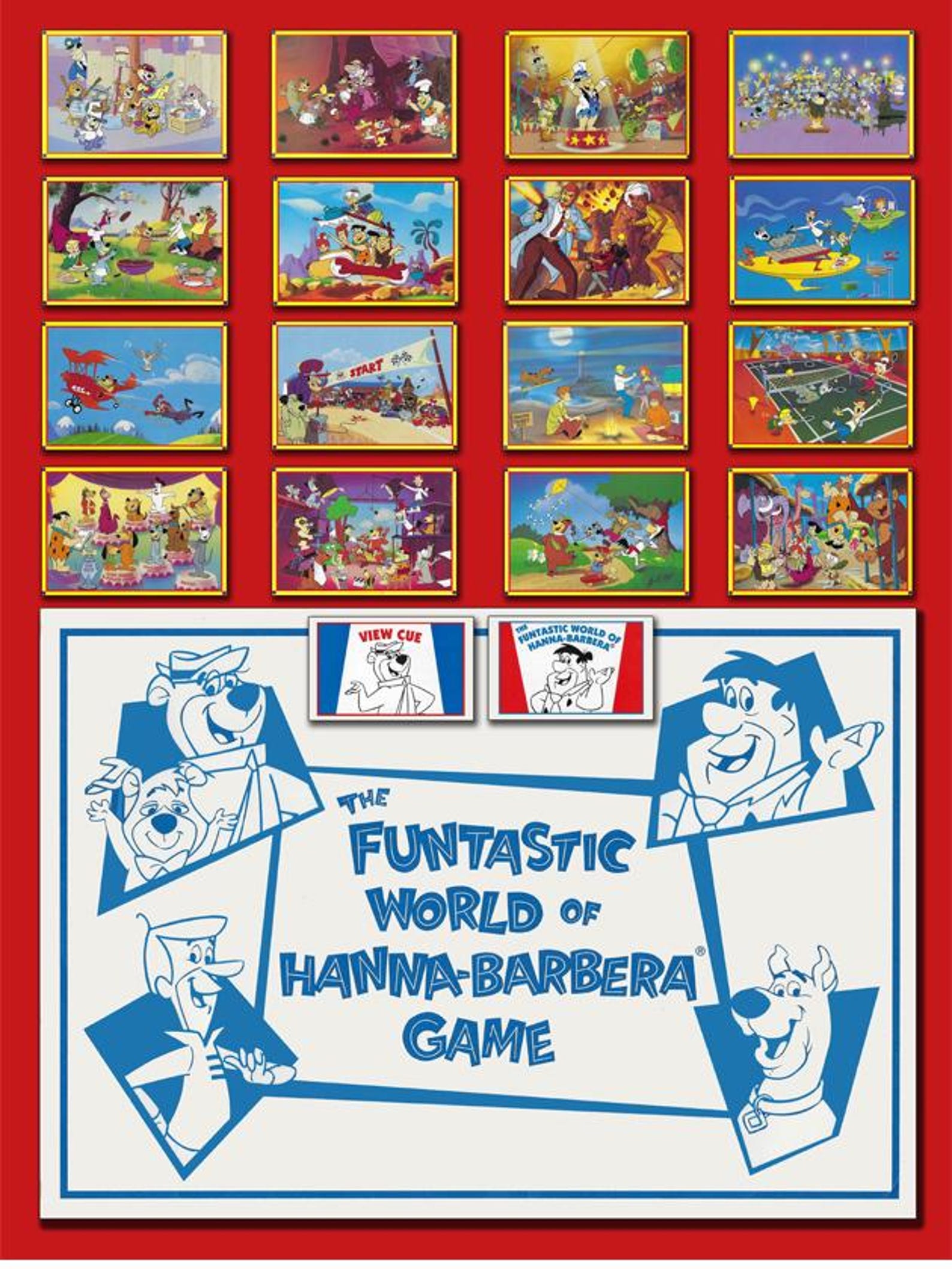 Hanna Barbera Funtastic World Board Game 18x24 Poster - Etsy
