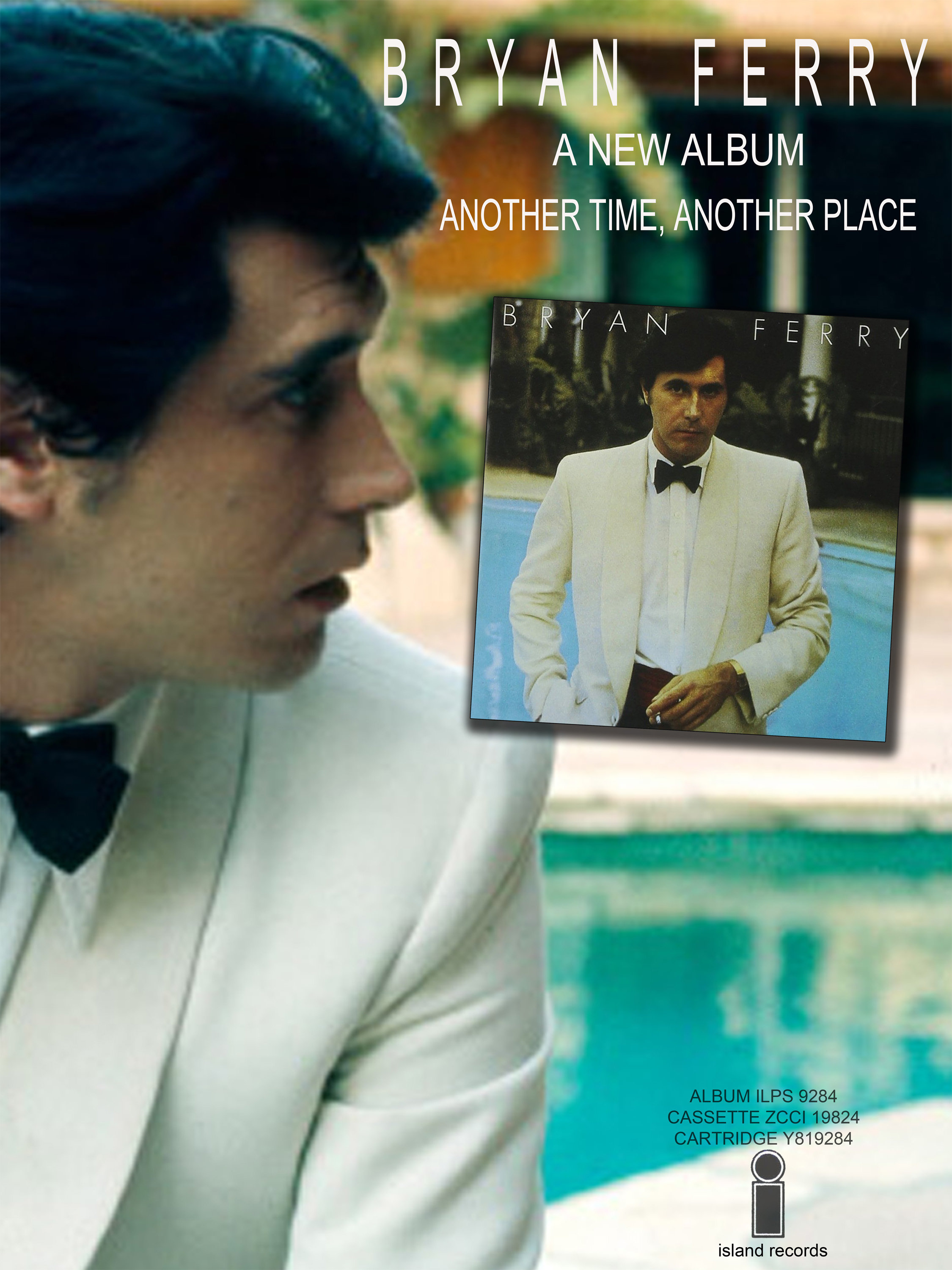 18"x24" Bryan Ferry Another Time, Another Place "promo" Poster - Etsy