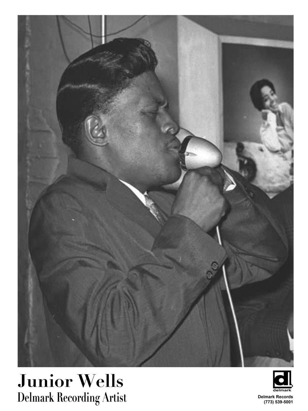 Junior Wells 18"x24" Promo Photo Poster Reproduction Buddy Guy, Chicago ...