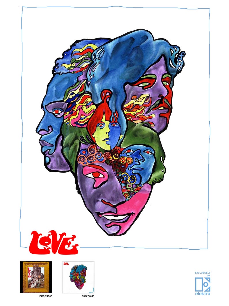Love Arthur Lee 18"x24" Forever Changes 1967 Elektra Reproduction ...