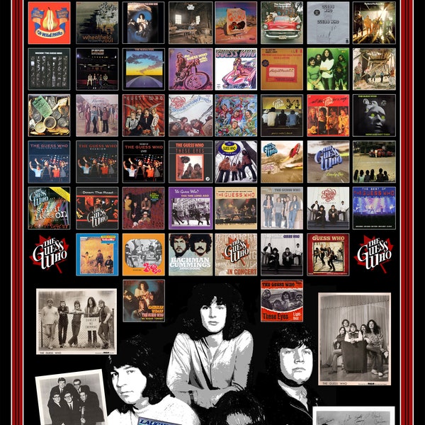 The Guess Who Poster - Etsy