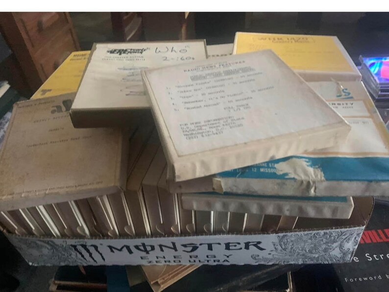 WMMS 101 FM REPRO Reel to Reel Tape Box for "the Shoppe in Berea" Ad ...