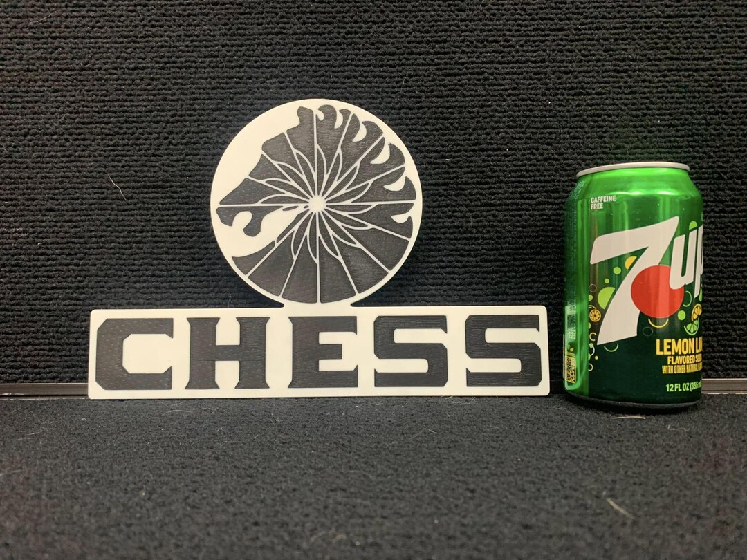 3D Chess Records Logo Wall Hanging, Desk or Shelf Plaque. Chicago Blues ...