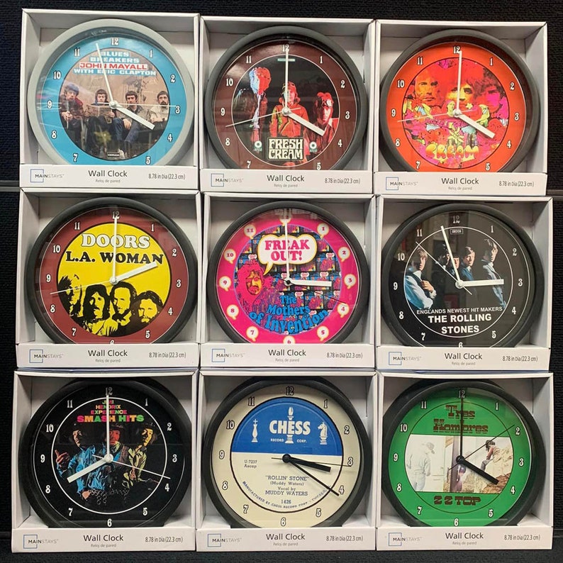 Beatles Revolver Clock John Lennon Paul Mccartney George Harrison Ringo ...