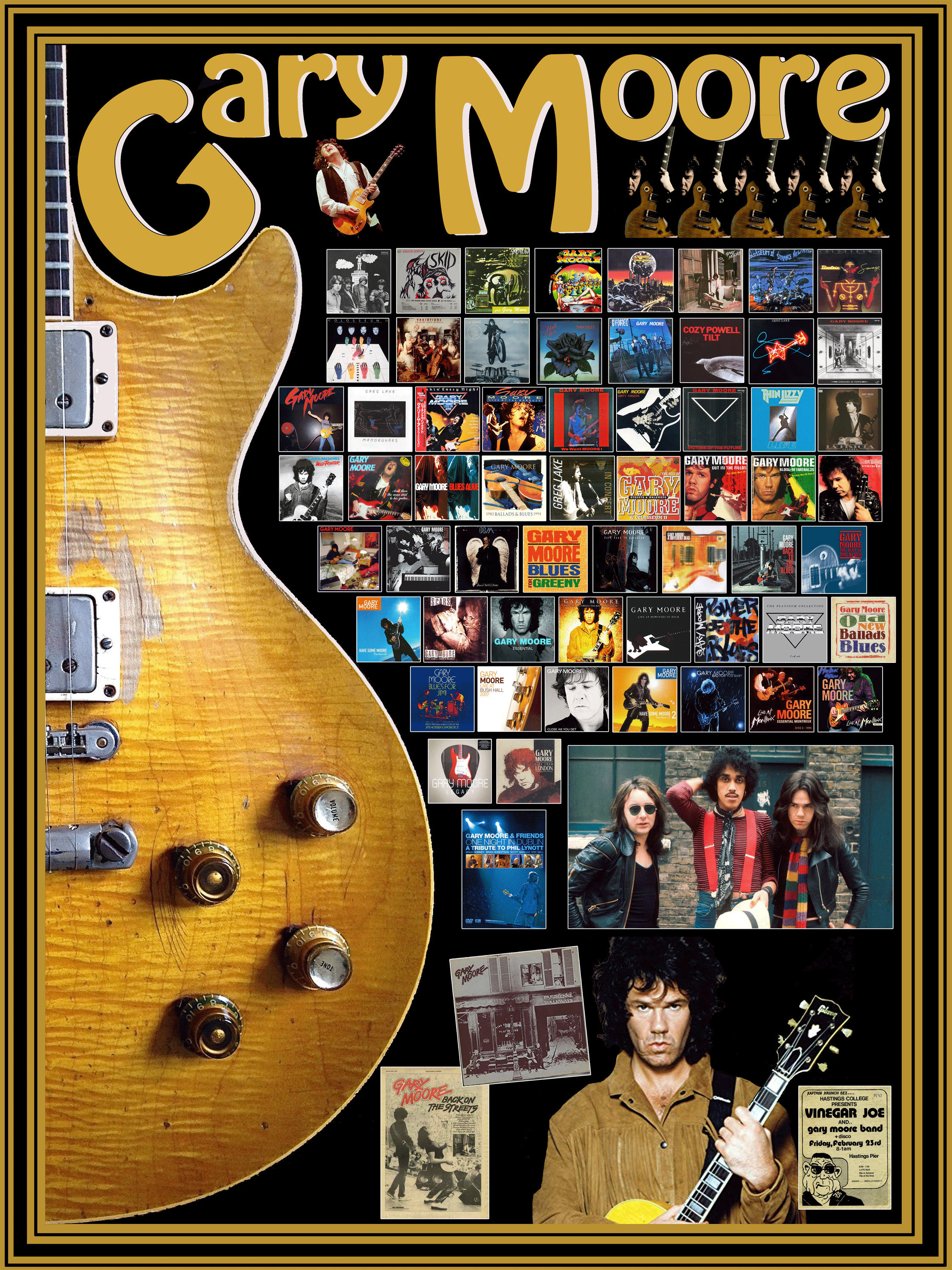 18 X 24 Gary Moore LP Cover Poster - Etsy