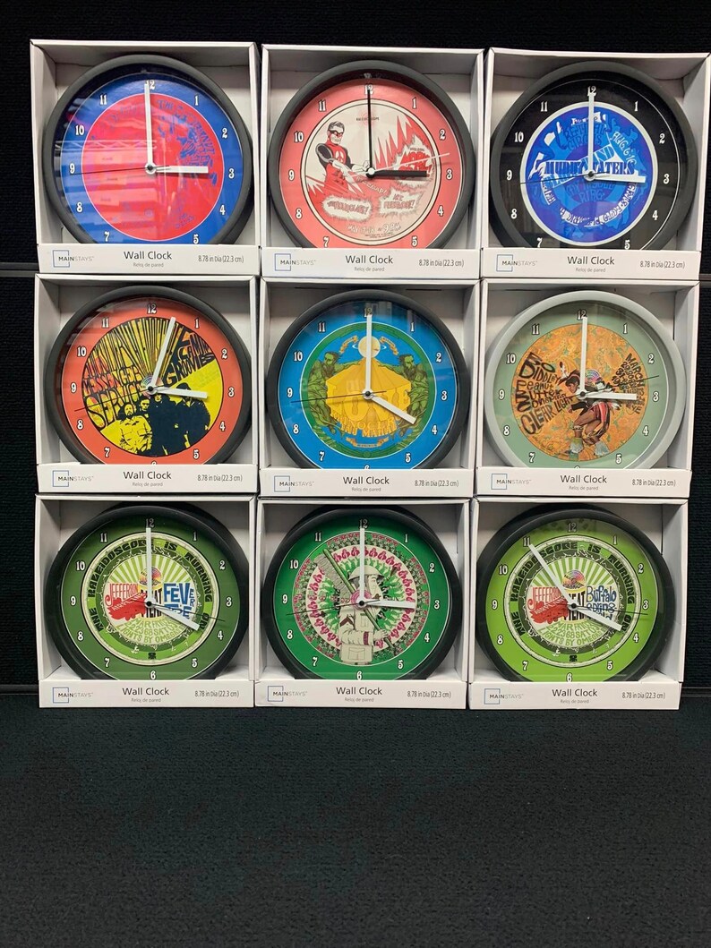 David Bowie Ziggy Stardust 8.78" Wall Clock BRAND NEW - Etsy