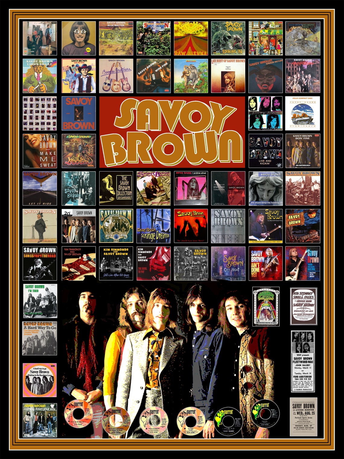 Savoy Brown Kim Simmonds LP Poster - Etsy