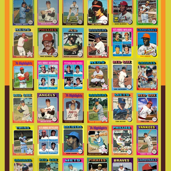 Rod Carew Cards - Etsy