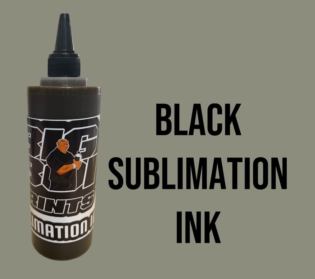Pure Black Sublimation Ink 250ml Bottle - Etsy