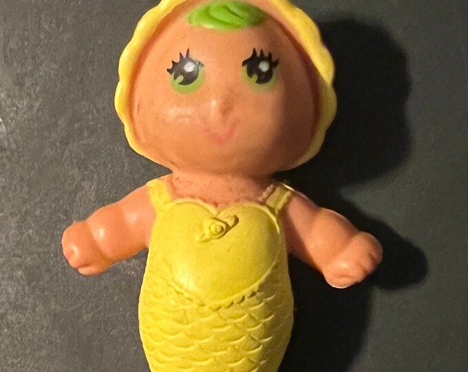 Vintage 1979 Sea Wees Mermaid Yellow, Made in Hong Kong, Kenner - Etsy