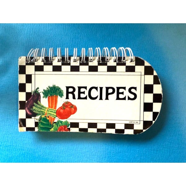 Vintage Recipe Book - Etsy