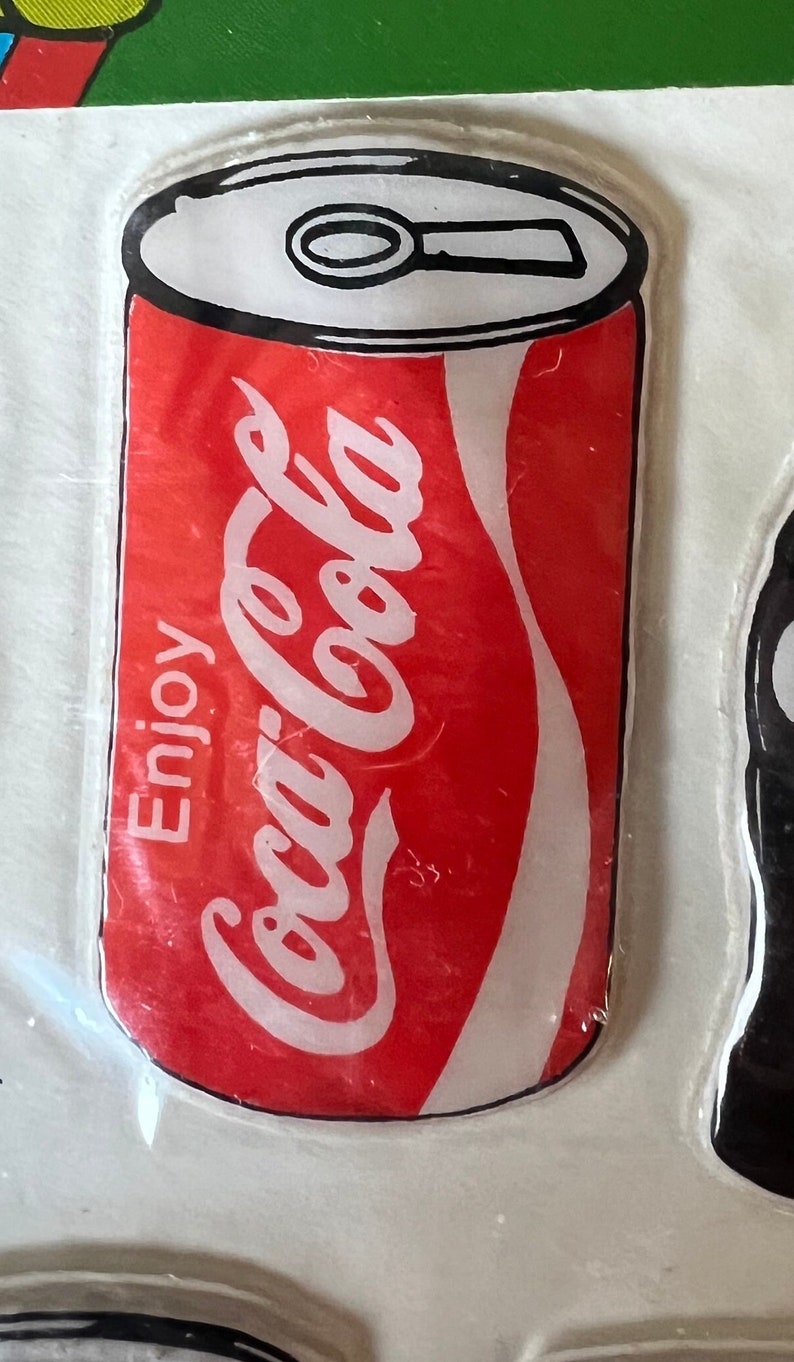 Vintage 1980s Puffy Coca Cola Coke Stickers. Take Your Pick of One ...
