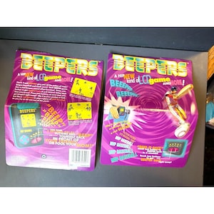 Vintage 1990s Electronic Beepers Game: MVP Basball, Tiger Electronics ...