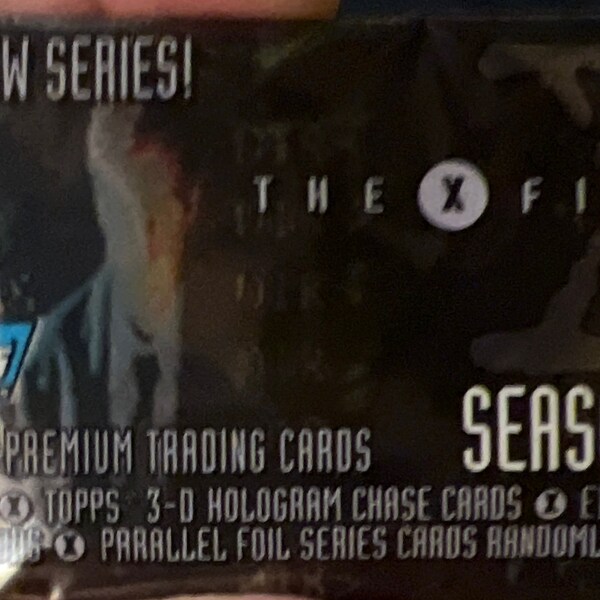 X Files Trading Card - Etsy