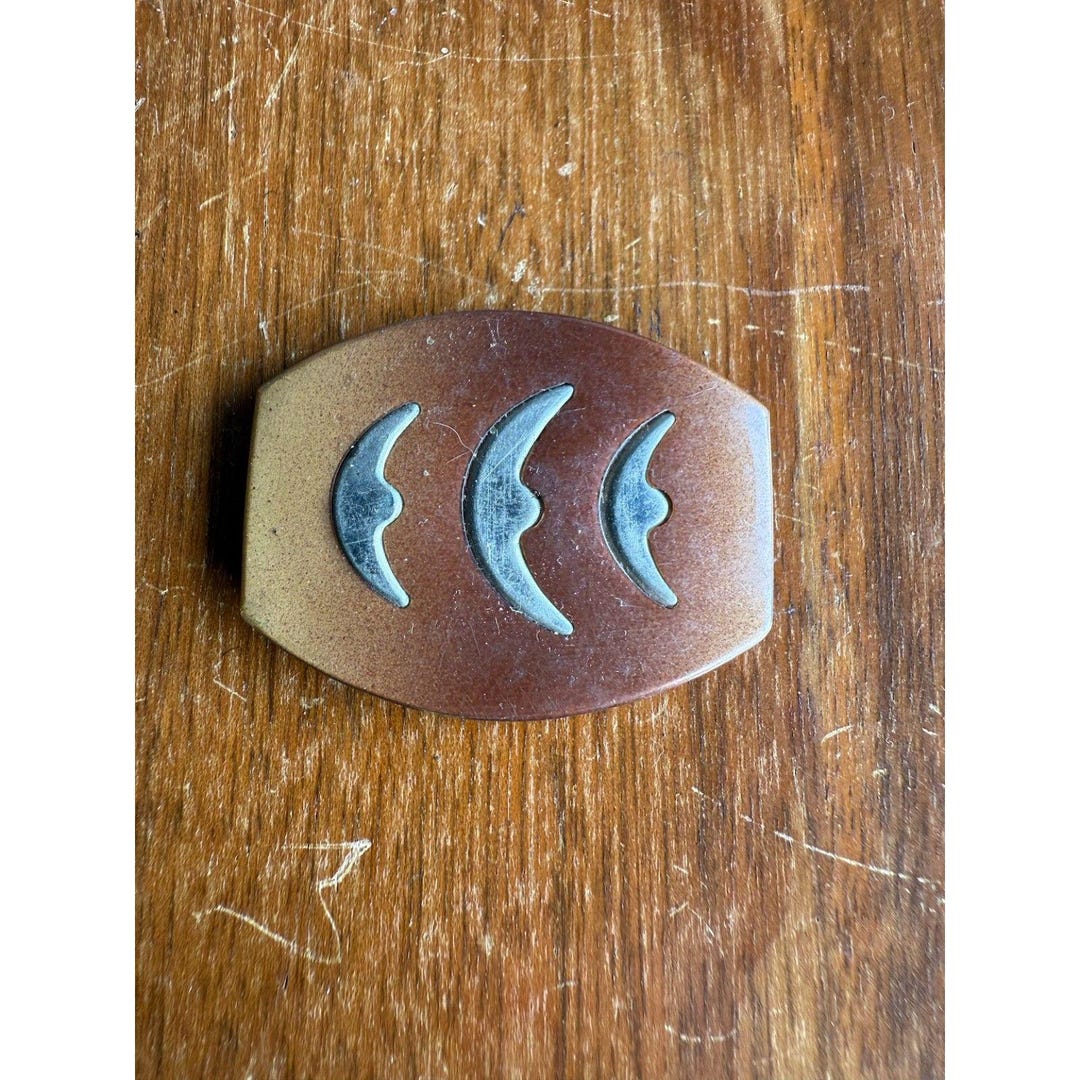 Vintage 1970s Moon Belt Buckle, Made in Germany, Small - Etsy