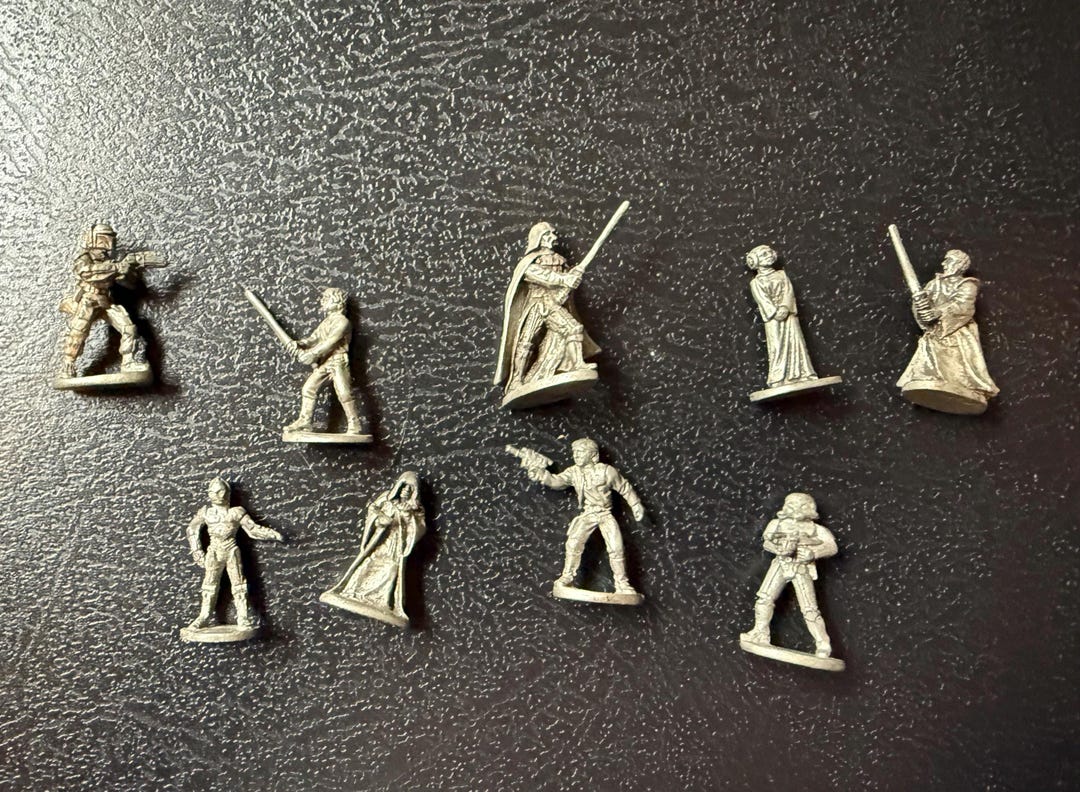 Vintage Star Wars Miniature Pewter Grenadier Figurines; Your Choice, or ...