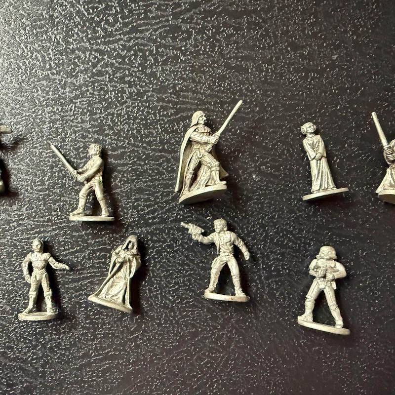 Metal Starwars Figures - Etsy