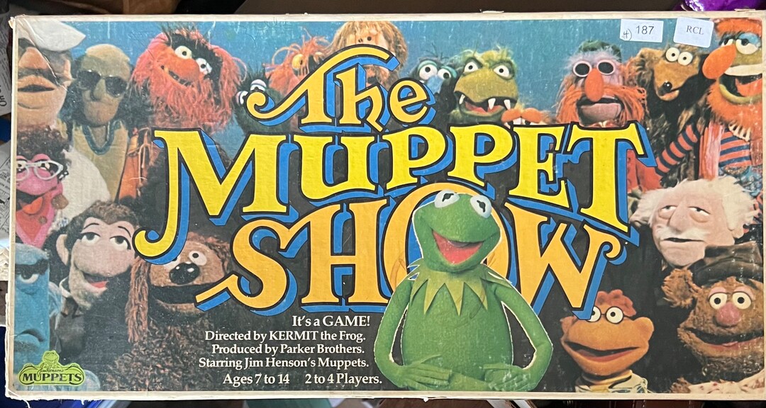 Vintage 1977 the Muppet Show Board Game, Parker Brothers, Incomplete - Etsy
