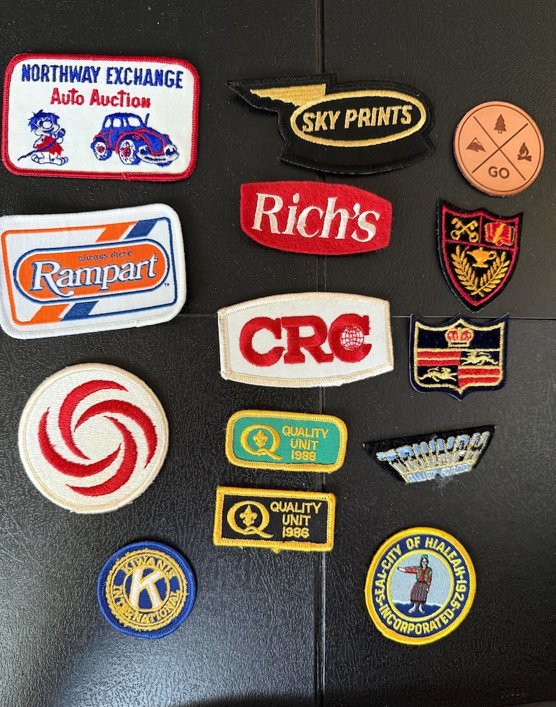 Vintage 1970s-90s Patches Your Choice: Bowling, Boy Scouts, Businesses ...