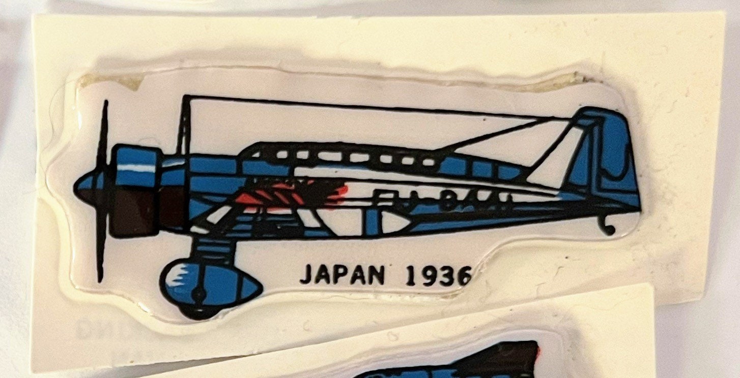 Vintage Puffy Fighter Jet Stickers. 1090s Brand New. War - Etsy