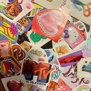 60+ Grab Bag Stickers! Vintage 1980s 1990s 2000s 2010s & Current ...