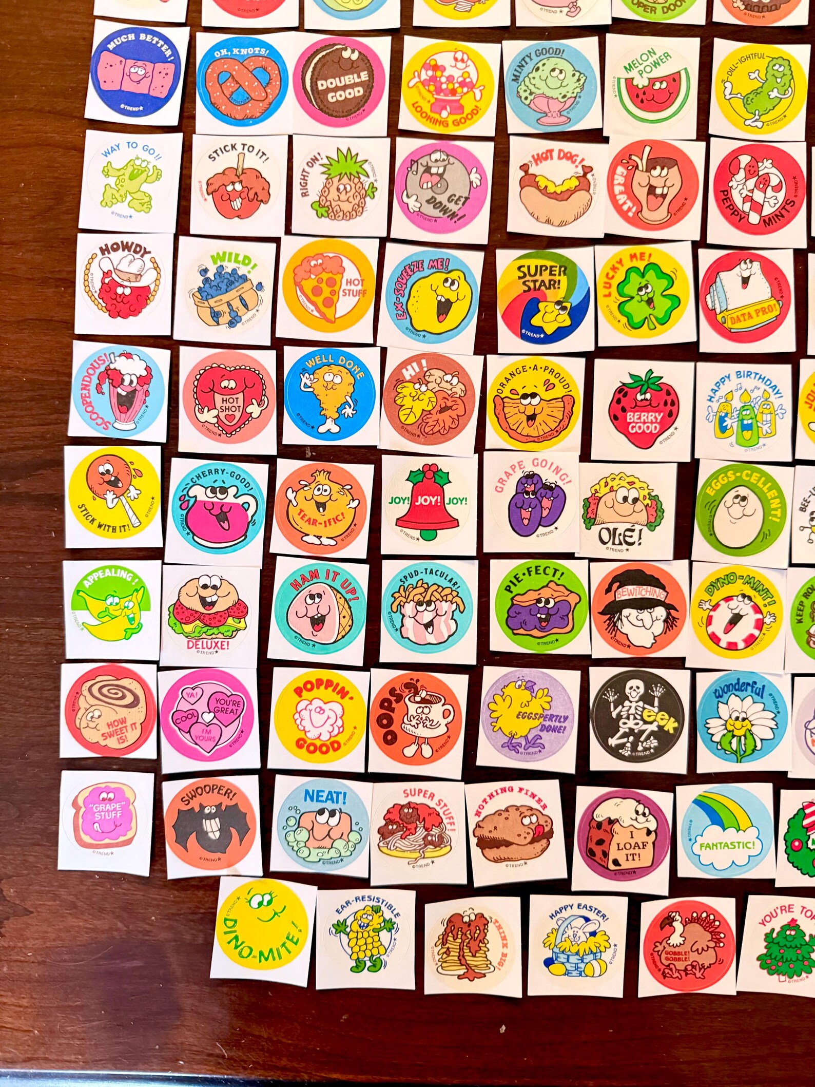 All 101 Retro 80s Scratch and Sniff Stickers; You Get One of Each (101 ...