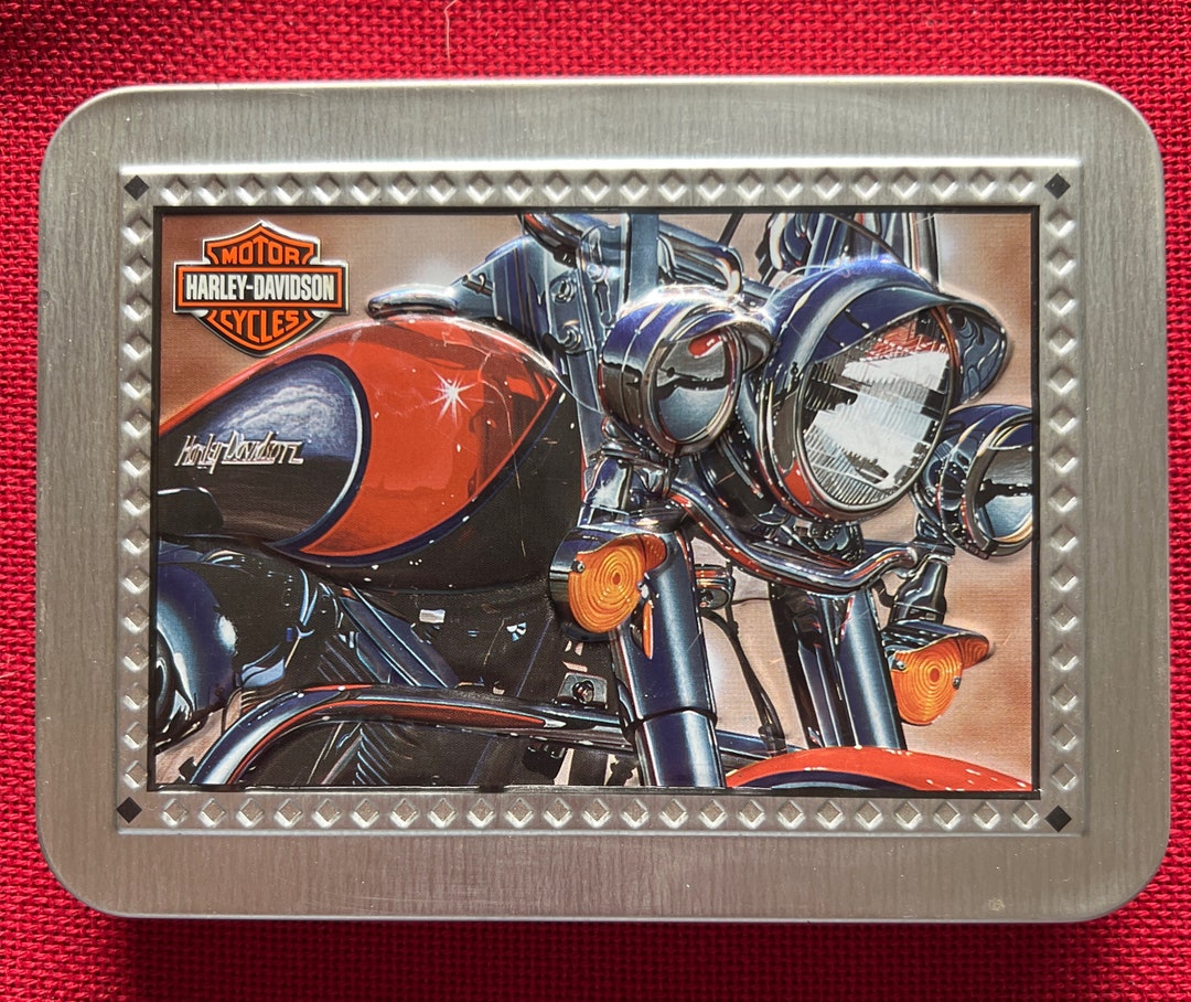 Vintage Harley Davidson Playing Cards Collectors Tin, 2 Decks, 2003 ...