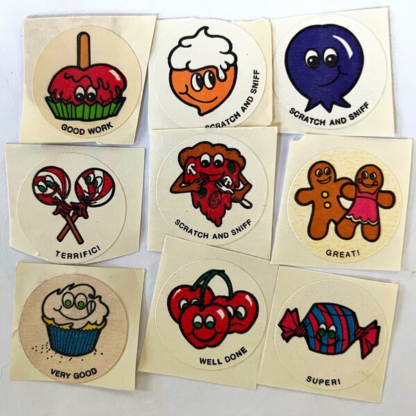 Smelly Stickers - Etsy