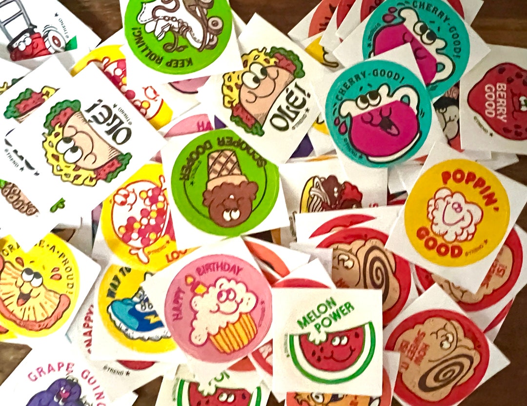 Scratch and Sniff Stickers Themed Lots. Choose From: Fruit, Food, or ...