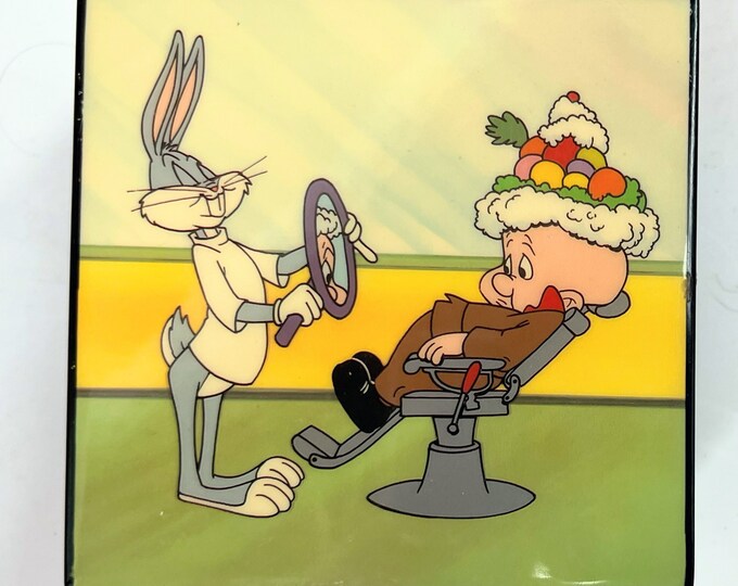 Vintage Bugs Bunny and Elmer Fudd Music Box. Warner Bros. 1992 - Etsy