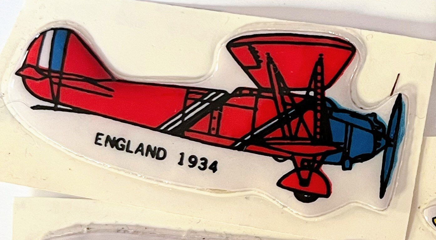 Vintage Puffy Fighter Jet Stickers. 1090s Brand New. War - Etsy