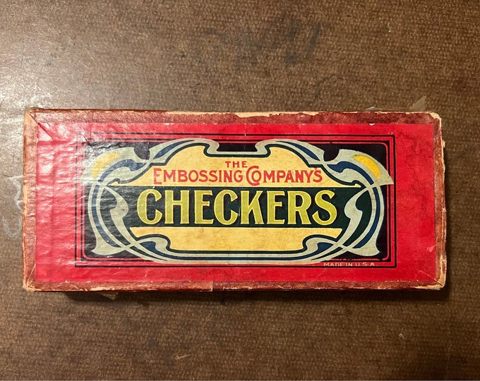 Vintage Checkers. Interlocking. 1950s. Made in USA - Etsy