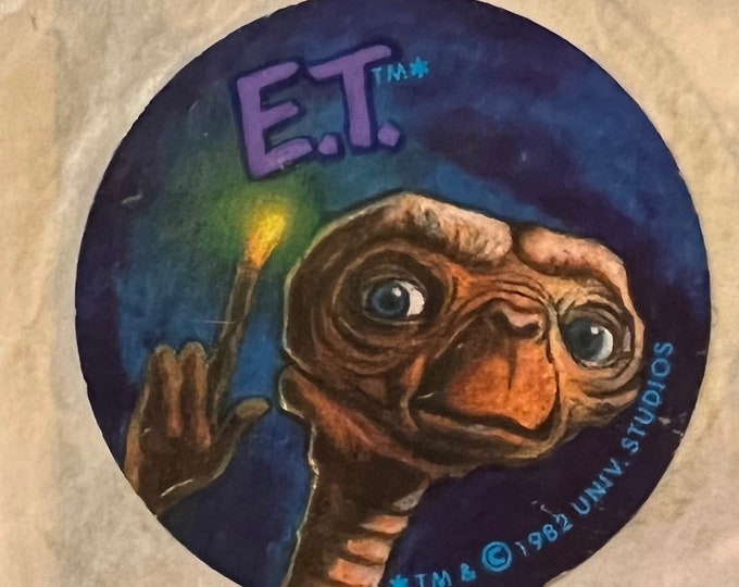E.T. Stickers From the 80s. Vintage ET, Extra Terrestrial. 1982 - Etsy