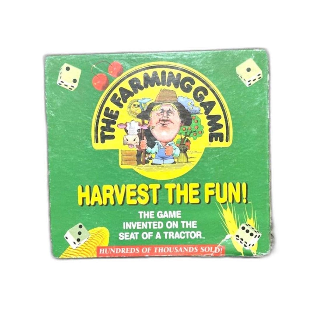 Vintage 1996 the Farming Game: Harvest the Fun! Invented by an Actual ...