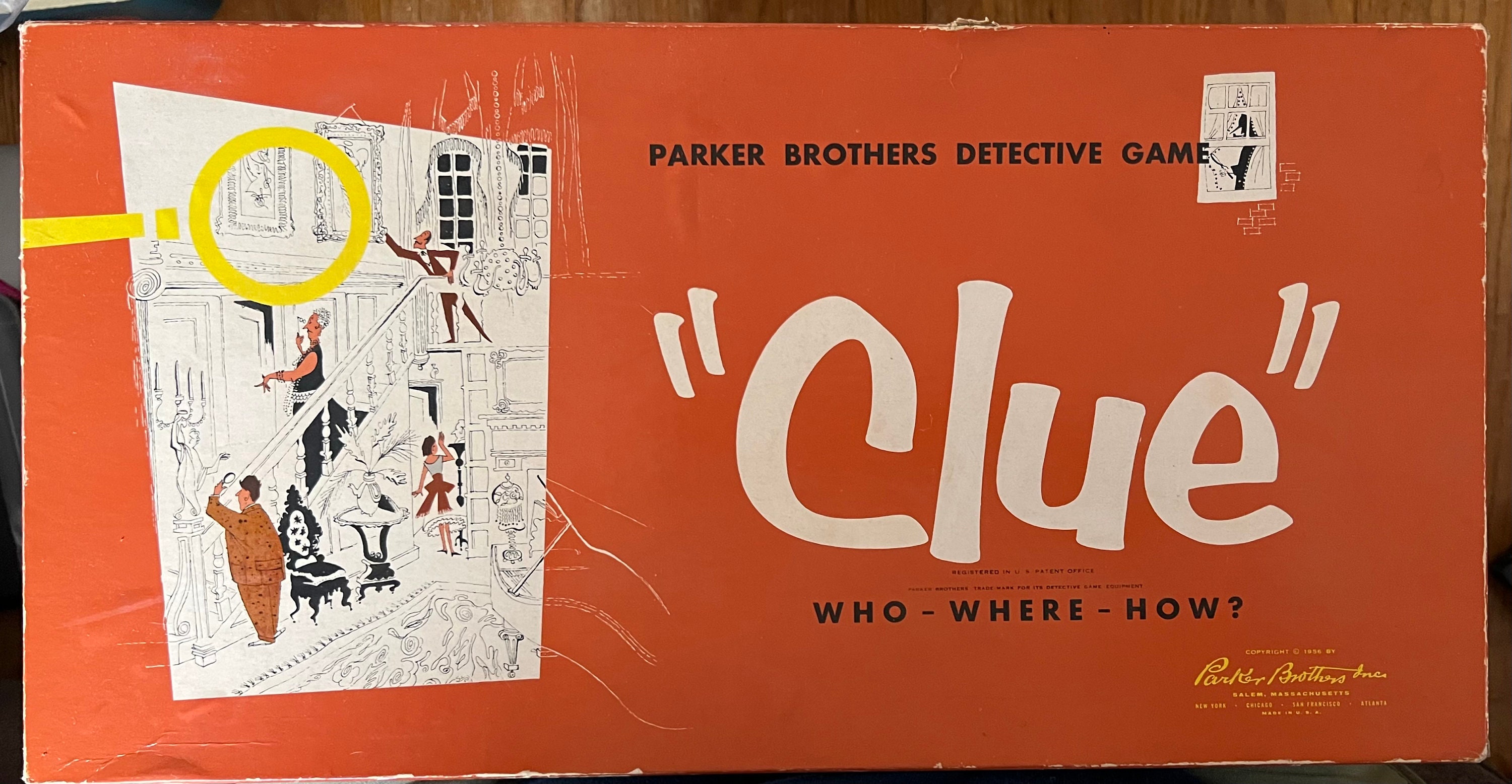 Clue Board Game Box